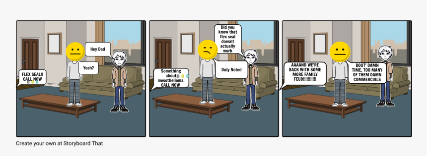 First Person Point Of View Comic Strip