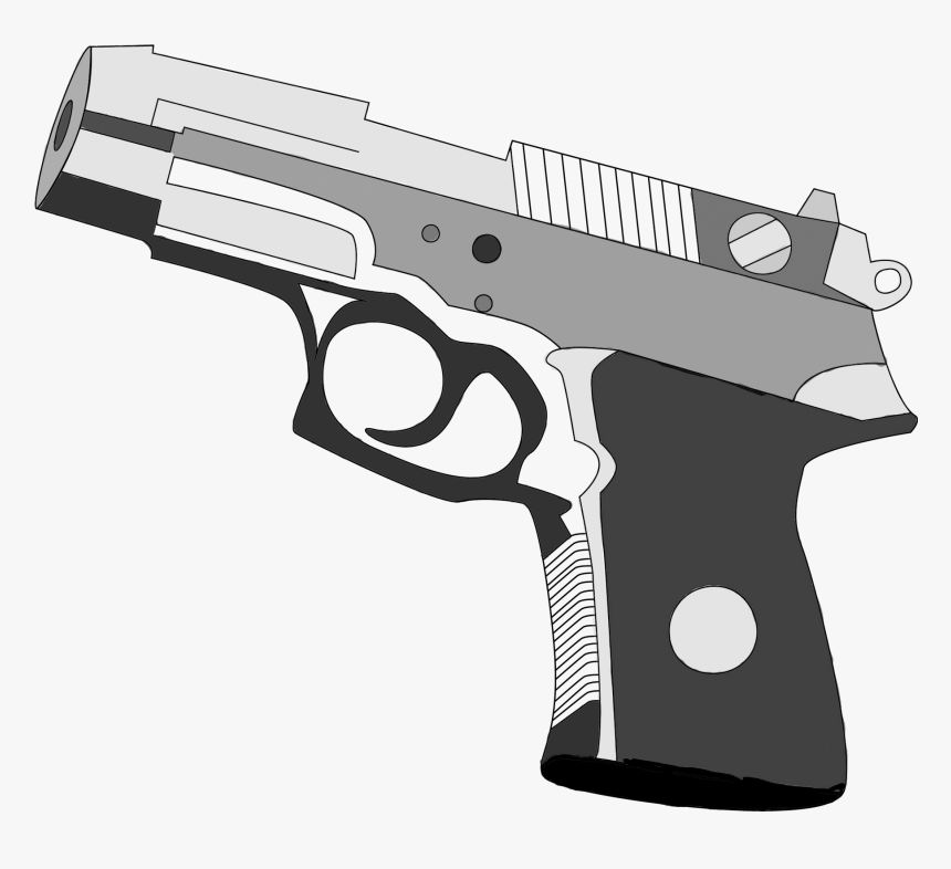 Police Gun Clipart, HD Png Download , Transparent Png Image - PNGitem