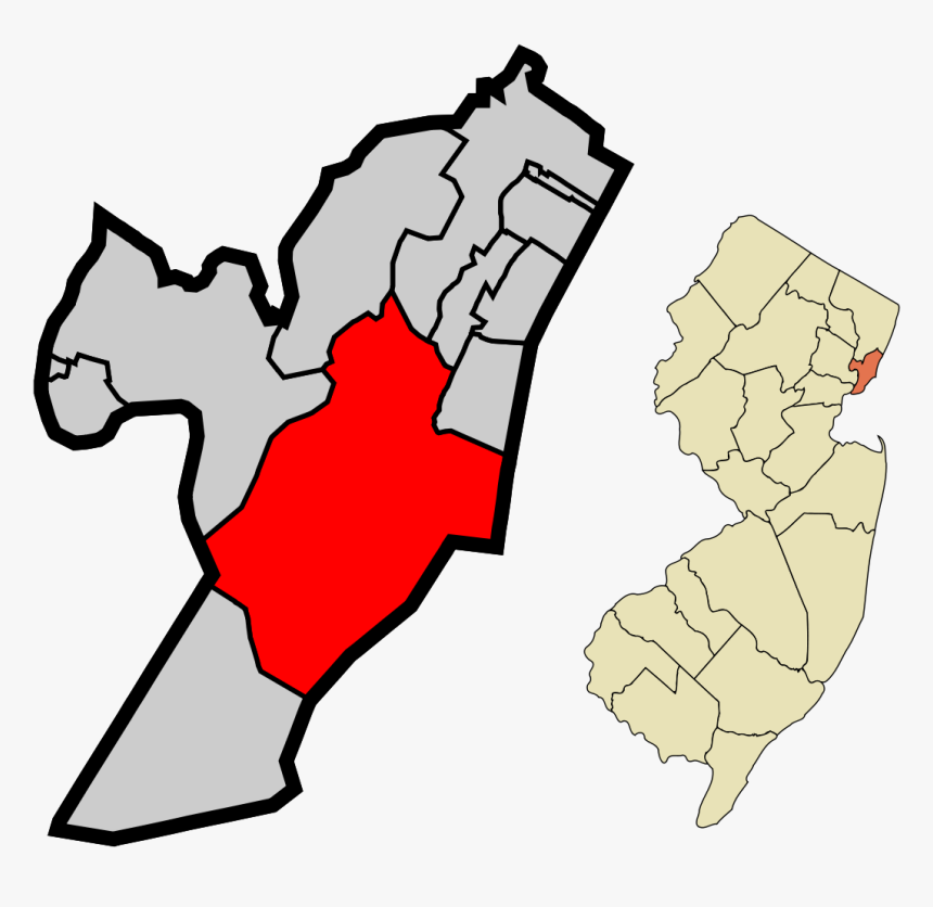 New Jersey Bayonne Map, HD Png Download , Transparent Png Image - PNGitem