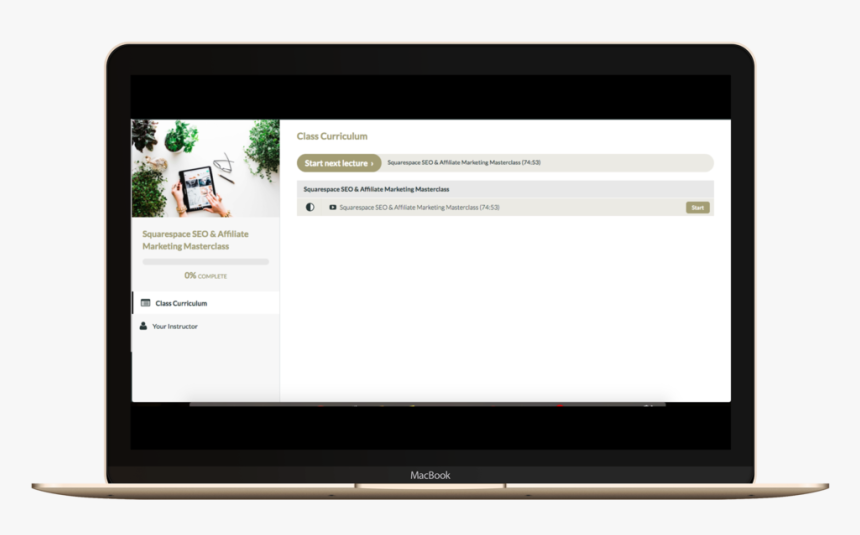 Masterclass Curriculum Laptop Mockup - Personal Computer, HD Png ...