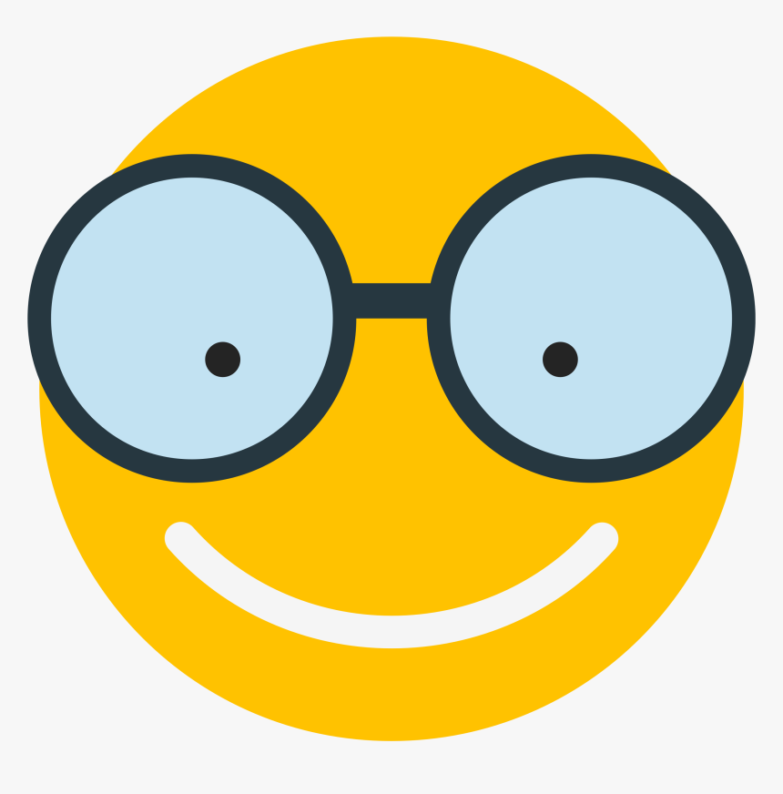 Geek Emoji Clipart , Png Download - Geek, Transparent Png , Transparent ...