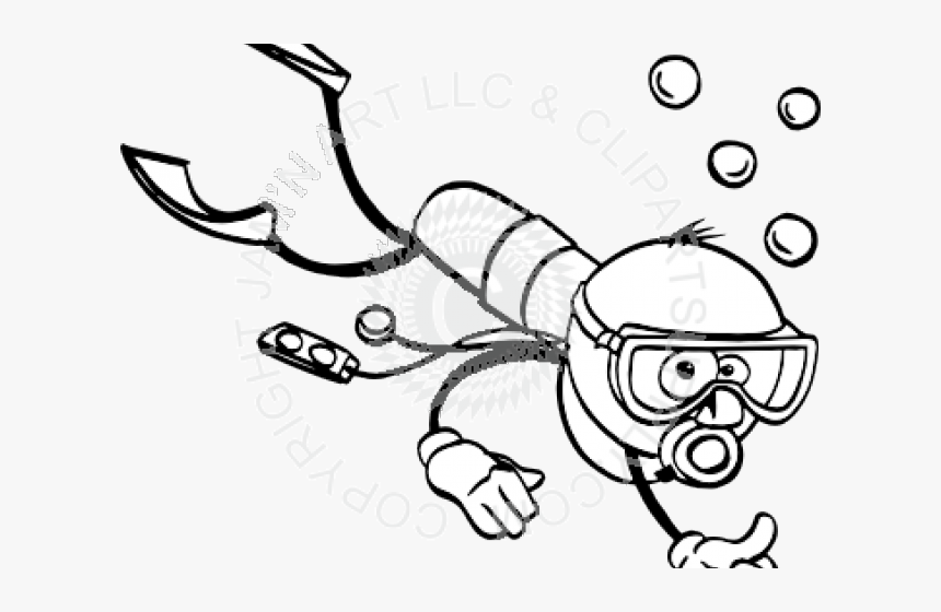 Scuba Diver Clipart Stick Figure - Stick Figure Scuba Diver, HD Png ...