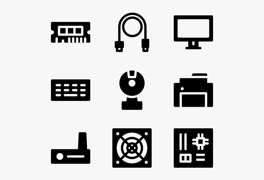 Computer Parts Vector Png, Transparent Png , Transparent Png Image ...