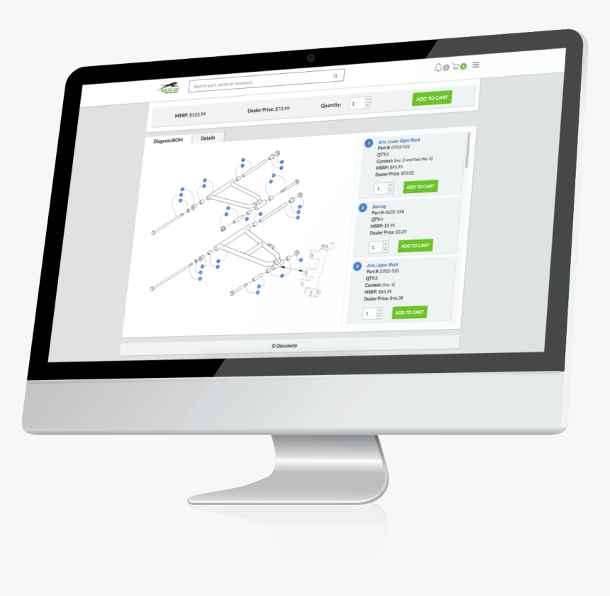 Parts Information Management In The Cloud - Computer Monitor, HD Png ...