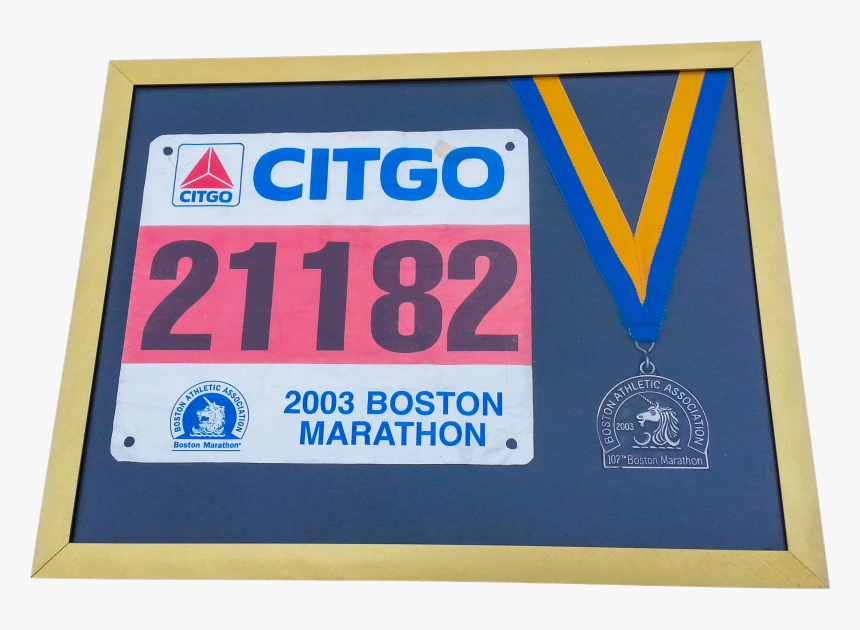 Boston Marathon Medals Award Frame Poster Hd Png Download