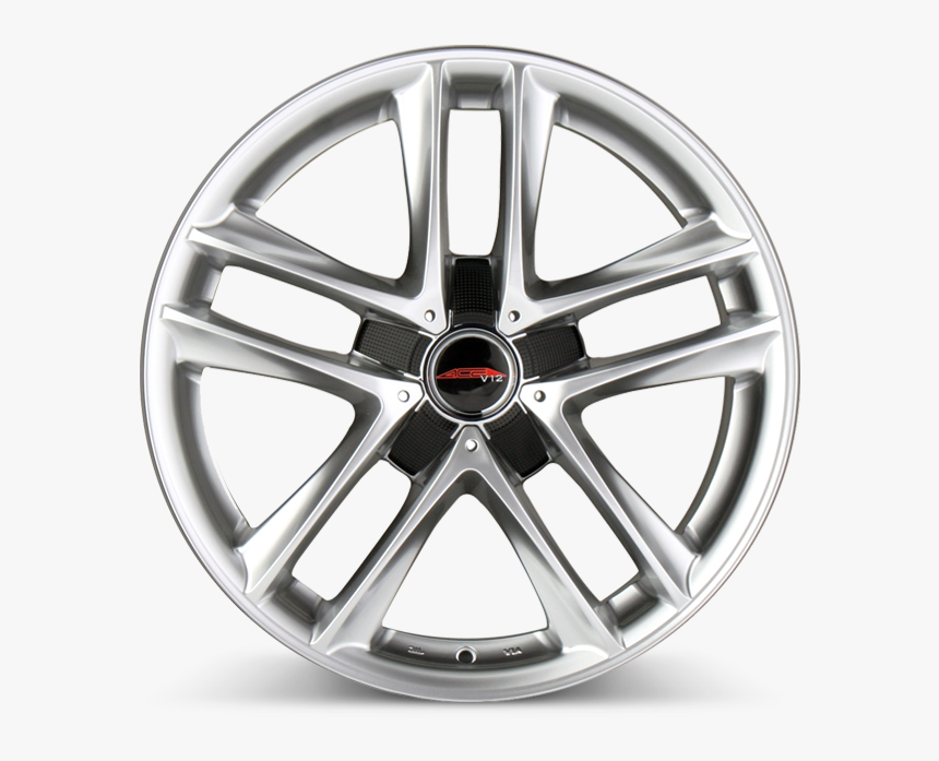 V12 D668 Hypersilver Wheels & Rims - 2d Car Without Wheel, HD Png ...