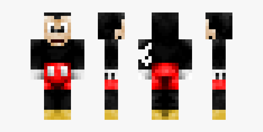 Skin De Minecraft De Mickey Mouse, HD Png Download , Transparent Png ...