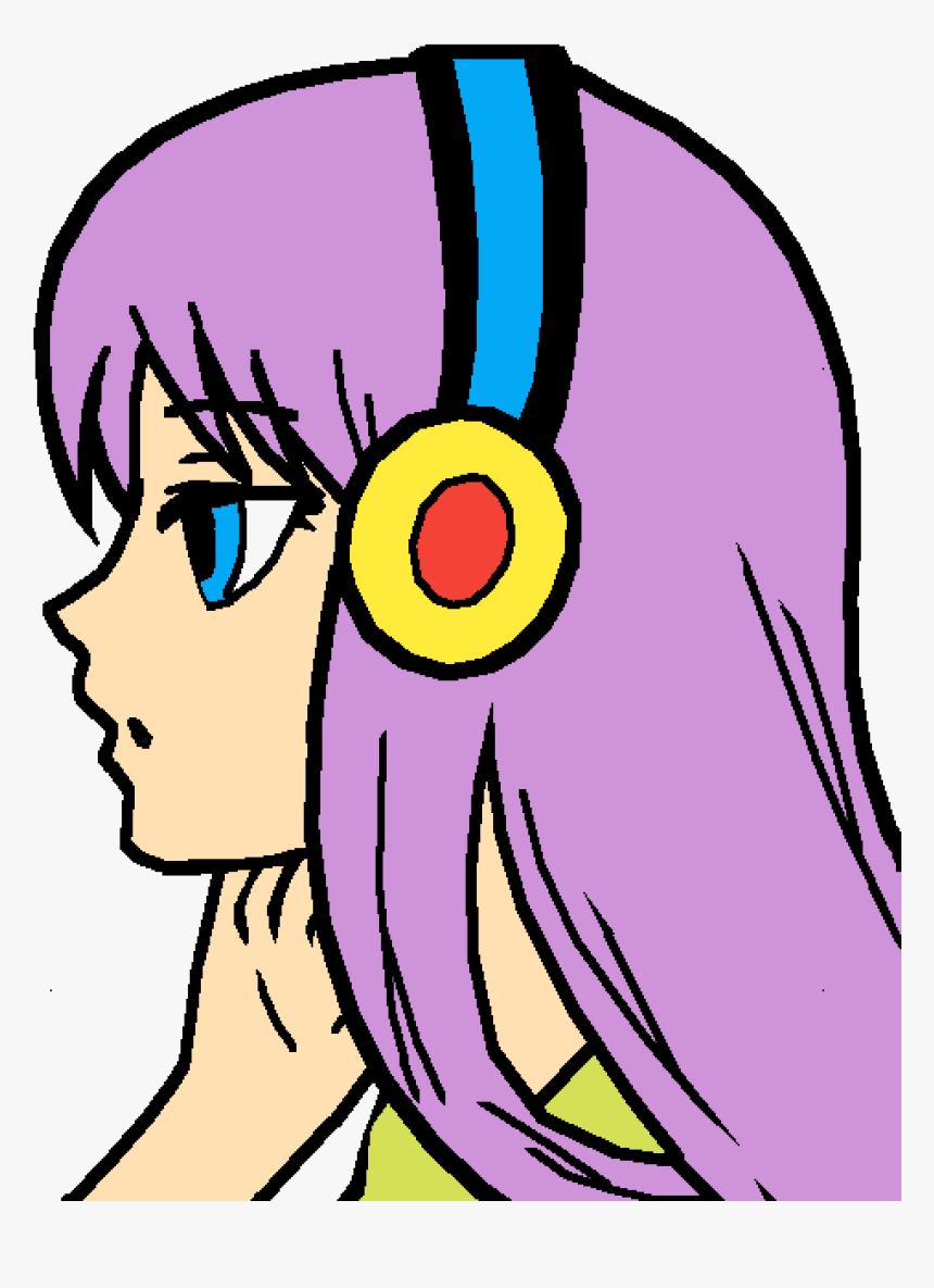 Anime Girl Not Colored, HD Png Download , Transparent Png Image - PNGitem