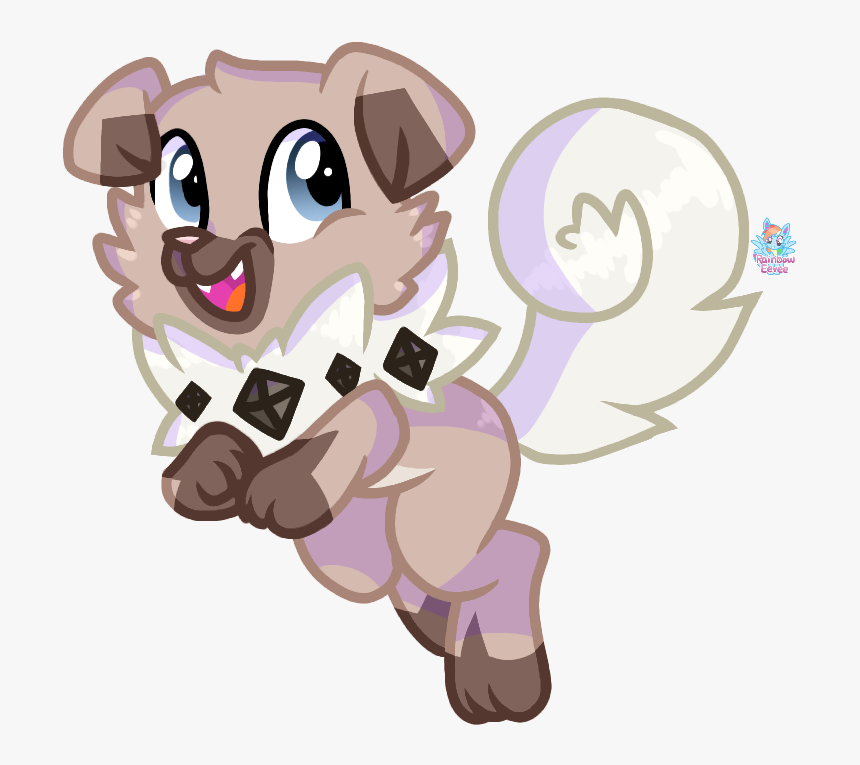 Rockruff - Cartoon, HD Png Download , Transparent Png Image - PNGitem