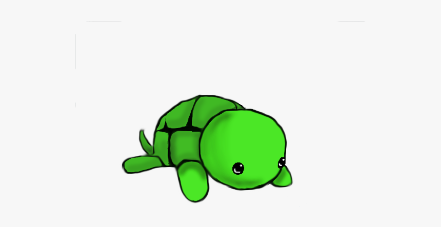 Cute Turtle Drawing - Turtle Drawing Easy Cute, HD Png Download ...