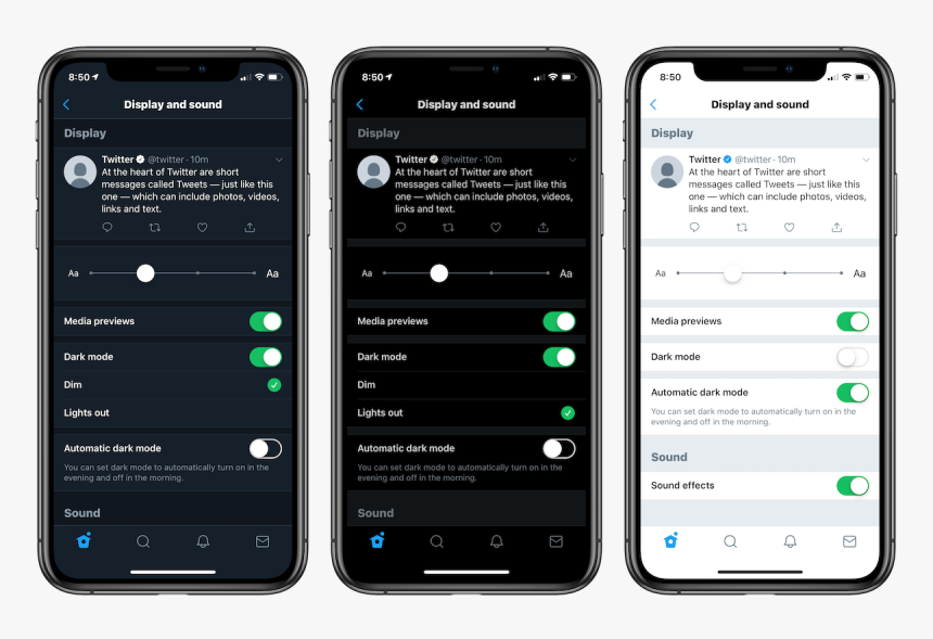 Twitter Lights Out Dark Mode - Twitter Lights Out Mode, HD Png Download ...