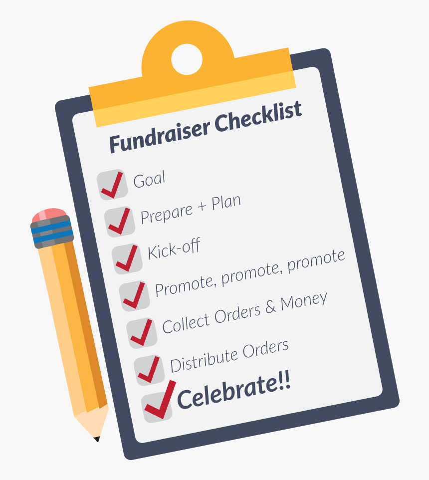 Fundraiser Checklist - Paper, HD Png Download , Transparent Png Image ...