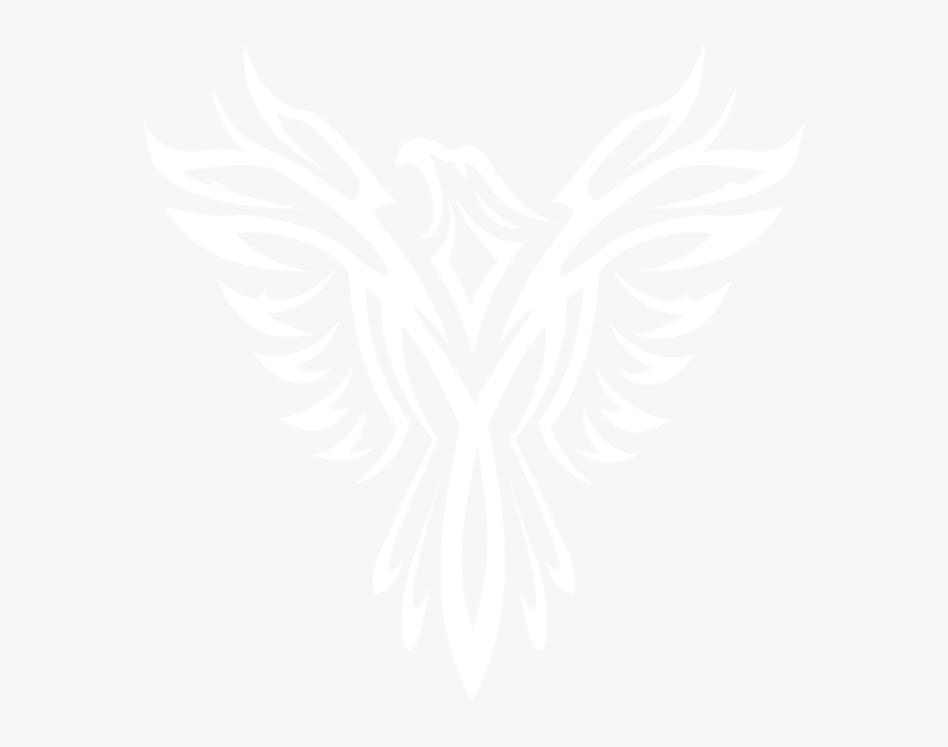 Phoenix Black And White Png - Guild Logo, Transparent Png , Transparent ...