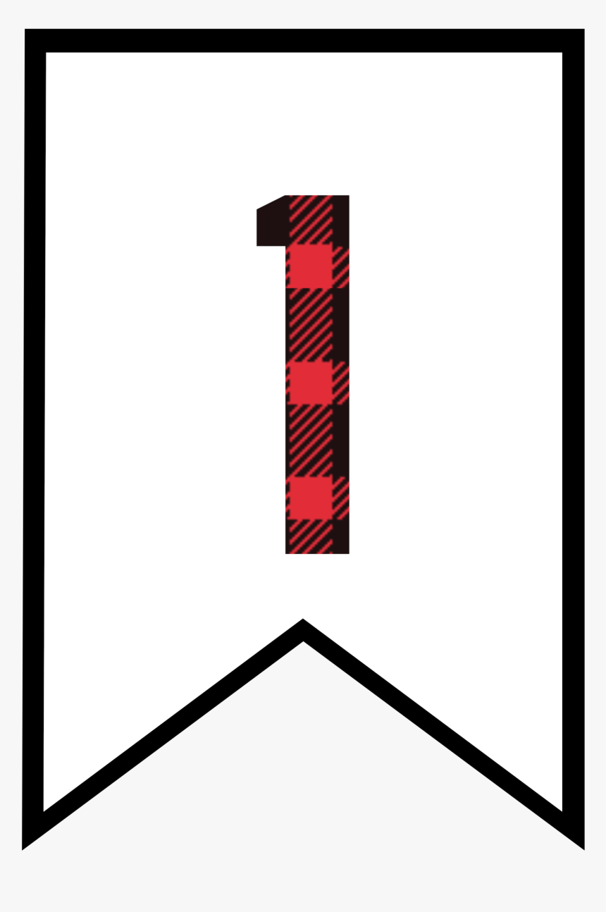 Free Printable Buffalo Plaid Letters, HD Png Download , Transparent Png ...