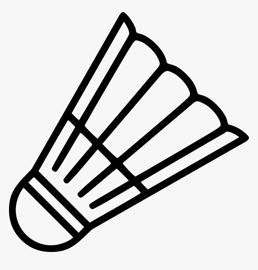 Transparent Badminton Black And White Clipart - Icon Hobby Badminton ...