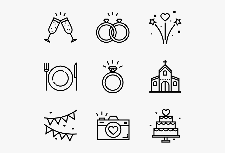 Wedding Icon Vector Png, Transparent Png , Transparent Png Image - PNGitem