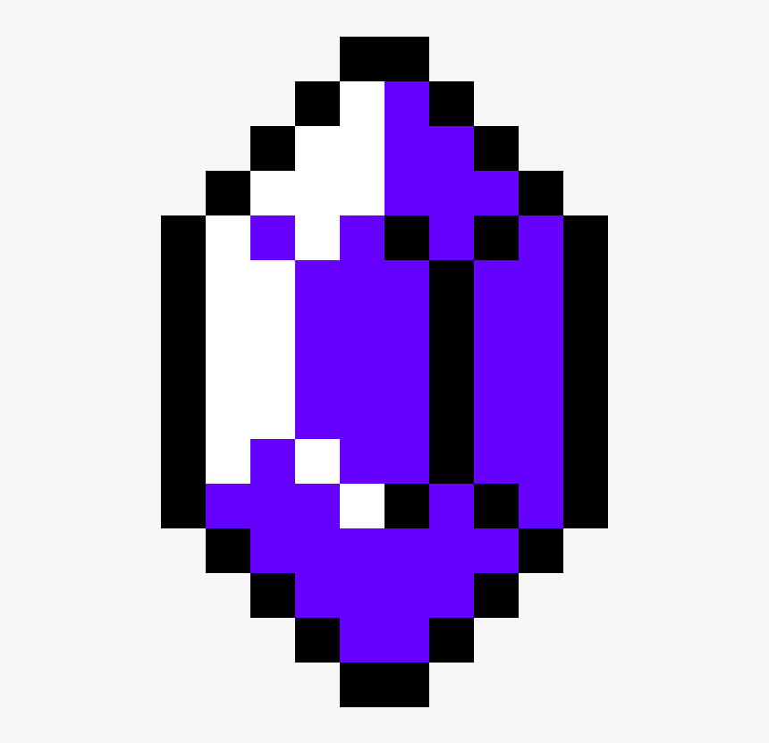 Pixel Art Zelda Rupee, HD Png Download , Transparent Png Image - PNGitem