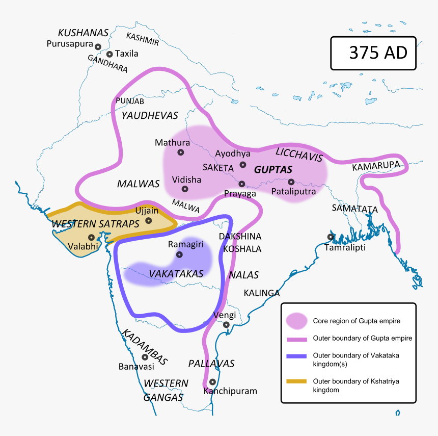 Gupta Empire, HD Png Download , Transparent Png Image - PNGitem
