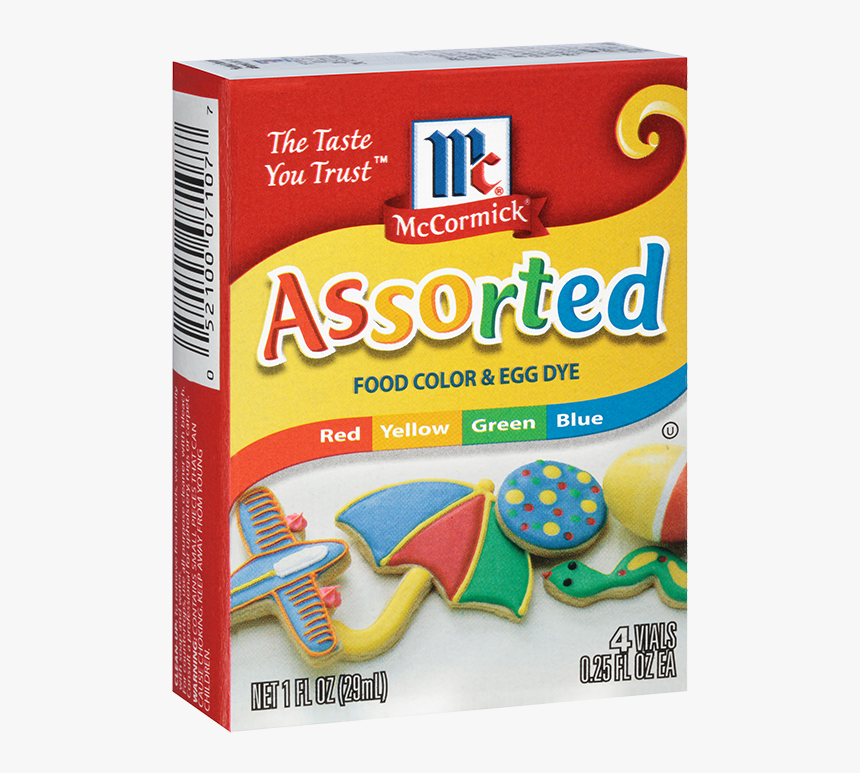 Assorted Food Colors And Egg Dye - Mccormick Food Colouring, HD Png ...