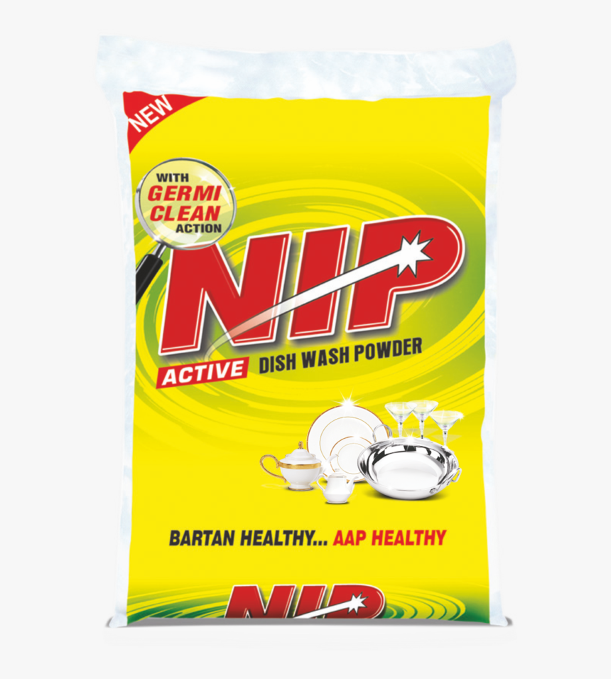Nip Dish Washing Powder, HD Png Download , Transparent Png Image - PNGitem