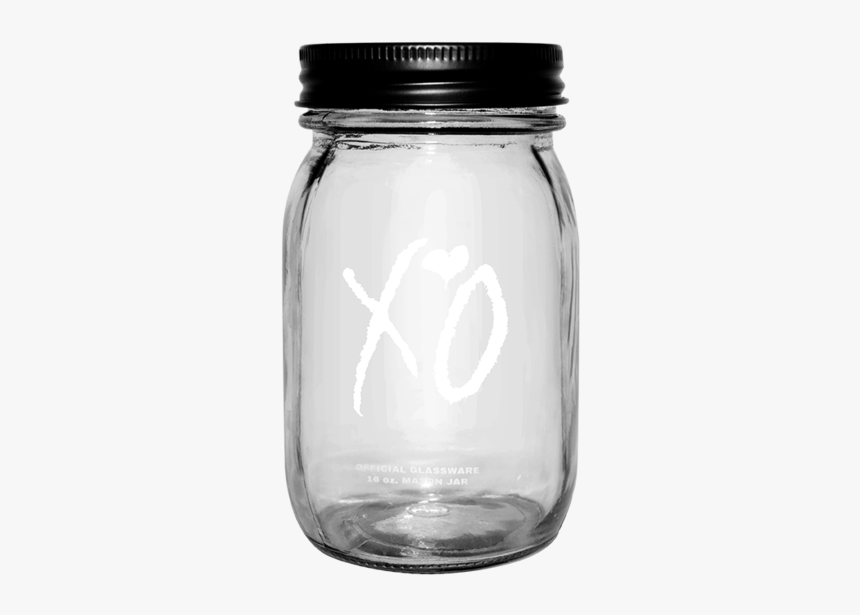 Transparent Jar Mason - Weeknd Merch Mason Jar, HD Png Download ...