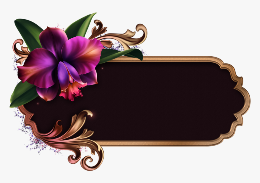 Romantic Orchids Wedding Album, Stationary Design, - Wedding Album Png ...