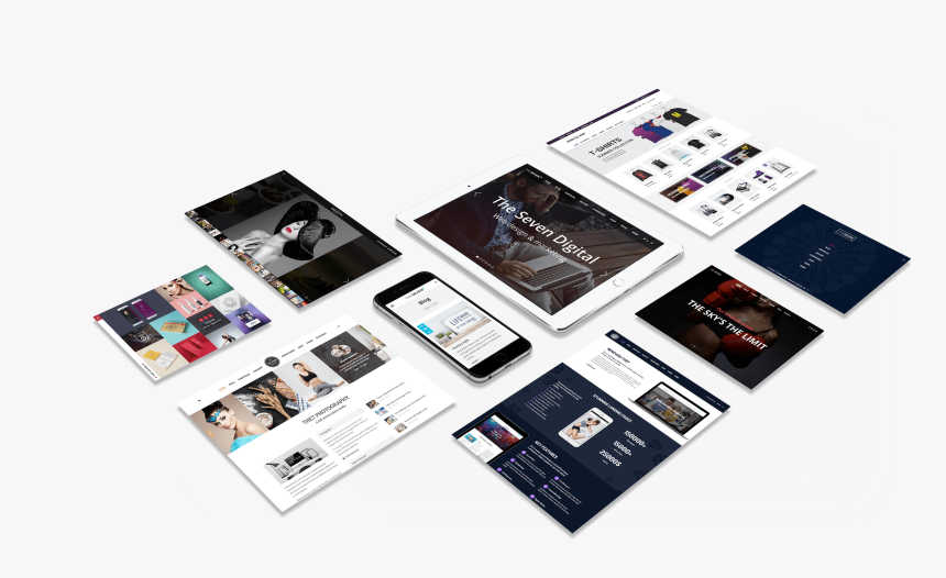 Wordpress 7 Theme, HD Png Download , Transparent Png Image - PNGitem