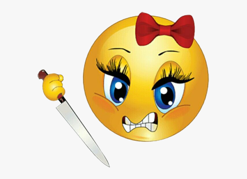 Angry Emoji Face - Thumbs Up Emoji Girl, HD Png Download , Transparent ...