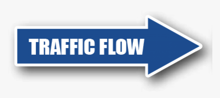 Floor Marking Blue Directional Arrow, Traffic Flow - Traffic Flow ...