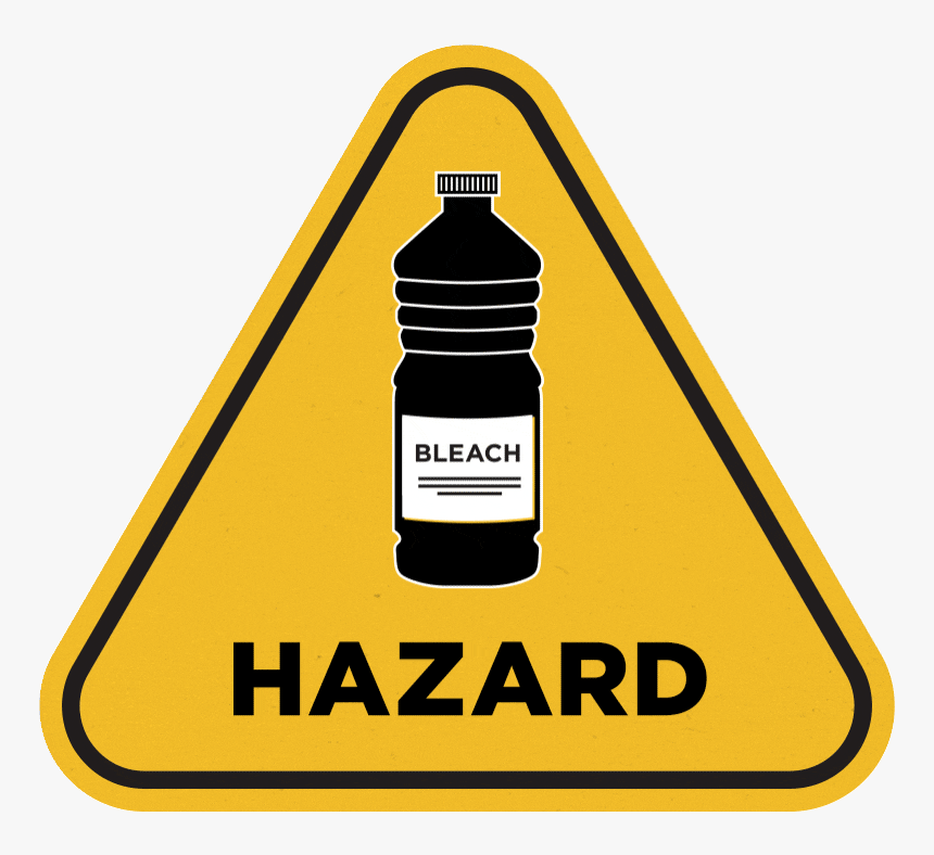 Bleach Is A Hazard - Hazard And Risk Gif, HD Png Download , Transparent ...