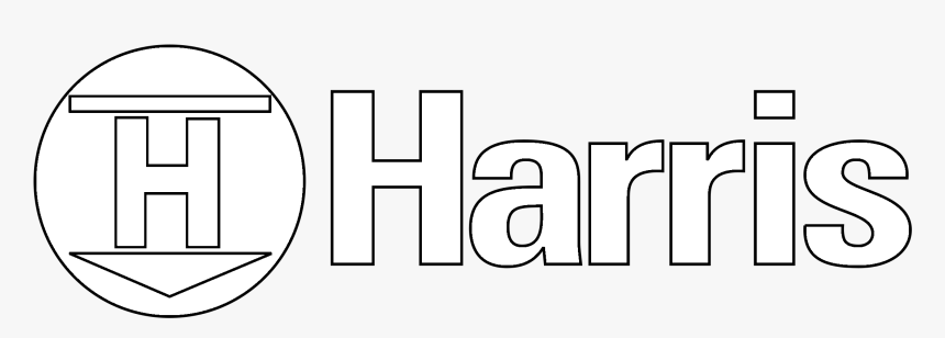 Harris Waste Management Logo Black And White - Circle, HD Png Download ...