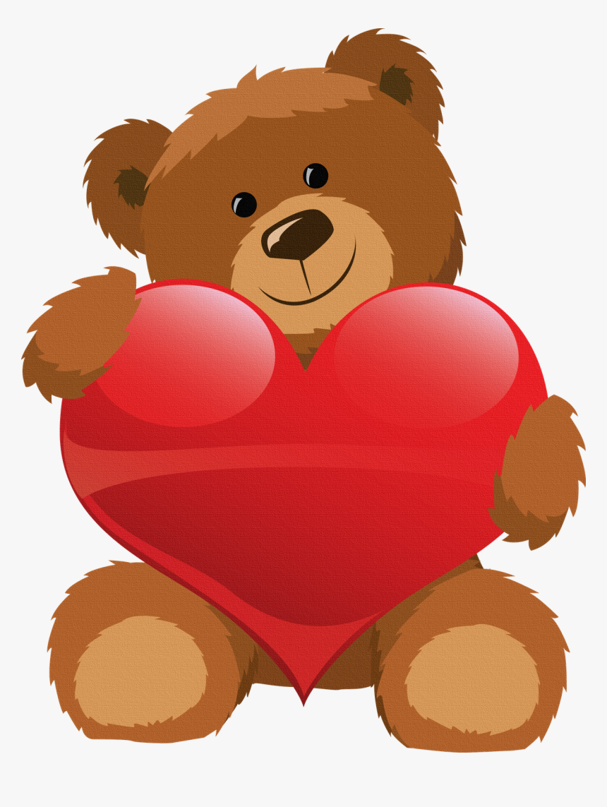 Transparent Valentine Clipart - Teddy Bear Clipart, HD Png Download , Transparent Png Image ...