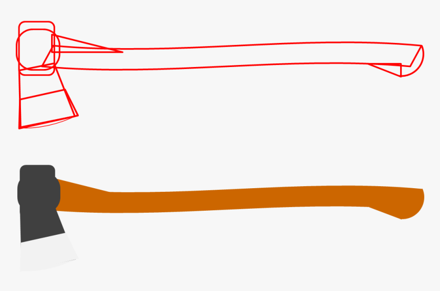 Axe1 - Animated Axe Cutting A Tree, HD Png Download , Transparent Png ...