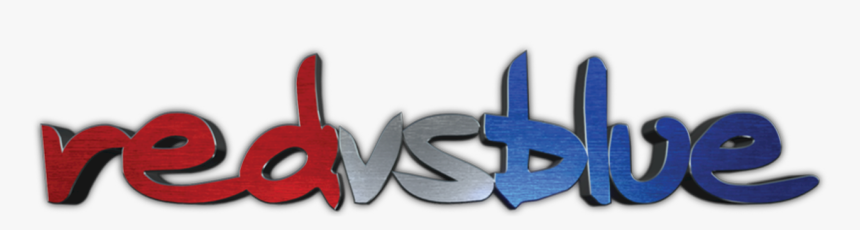 Red Vs - Blue - Calligraphy, HD Png Download , Transparent Png Image ...