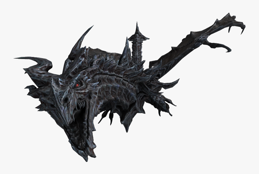 Skyrim Dragon Alduin Png , Png Download - Alduin Skyrim No Background ...