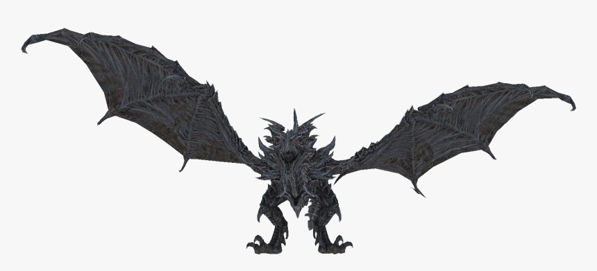 Alduin Statue From Skyrim , Png Download - Skyrim Alduin Transparent ...
