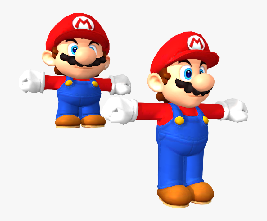 Download Zip Archive - Super Mario Run Mario Model, HD Png Download ...
