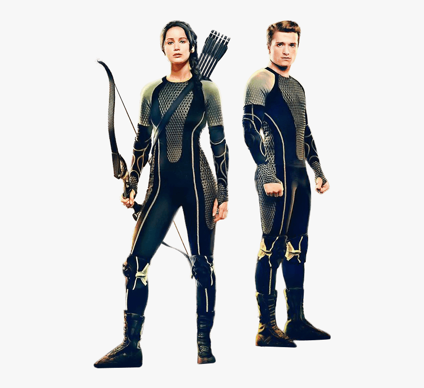 The Hunger Games Duo - Hunger Games Peeta And Katniss, HD Png Download ...