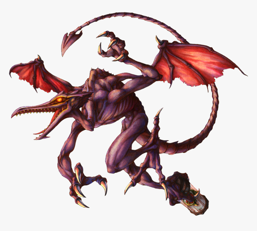 No Caption Provided - Metroid Good Guy Ridley, HD Png Download ...