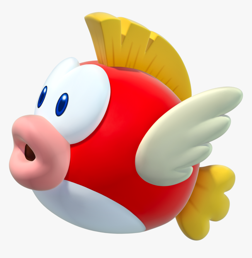 Cheep Cheep Mario, HD Png Download , Transparent Png Image - PNGitem