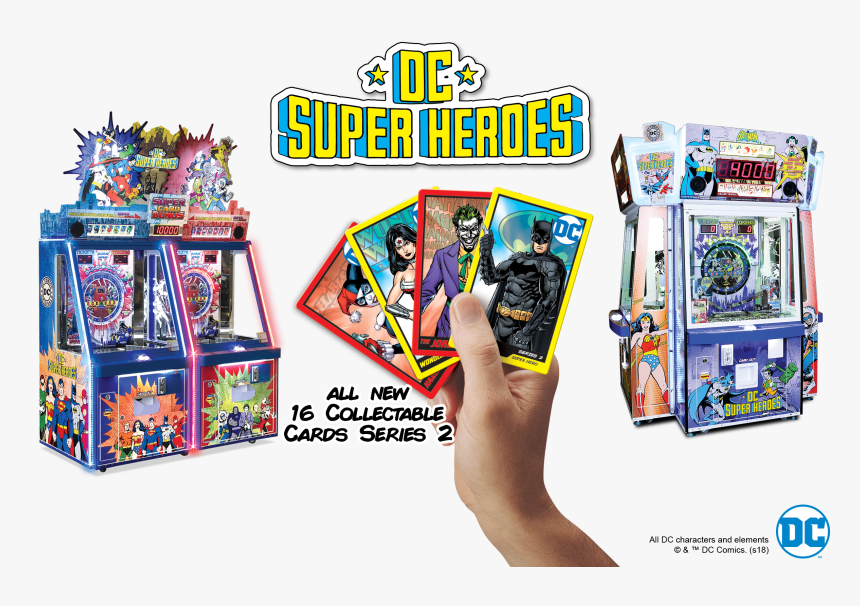 Dc Superheroes Series 2 Cards - Dc Arcade Card Game, HD Png Download ...