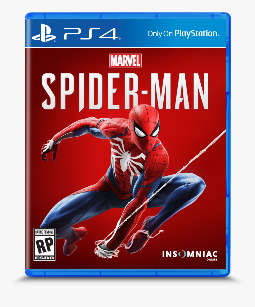 Clip Art Spider Man Ps Release - Spiderman Ps4 Game Cover, HD Png ...