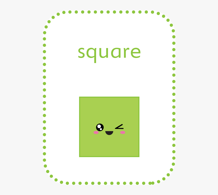 Geometric Shapes Flashcards Square - Star Flashcards, HD Png Download ...