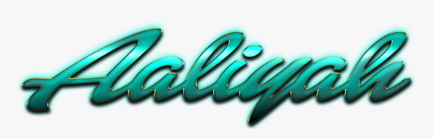 Aaliyah Name Logo Png - Graphic Design, Transparent Png , Transparent ...