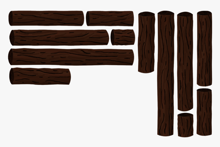 Log Sprite Sheet Clipart , Png Download - Wood Log Sprite, Transparent ...