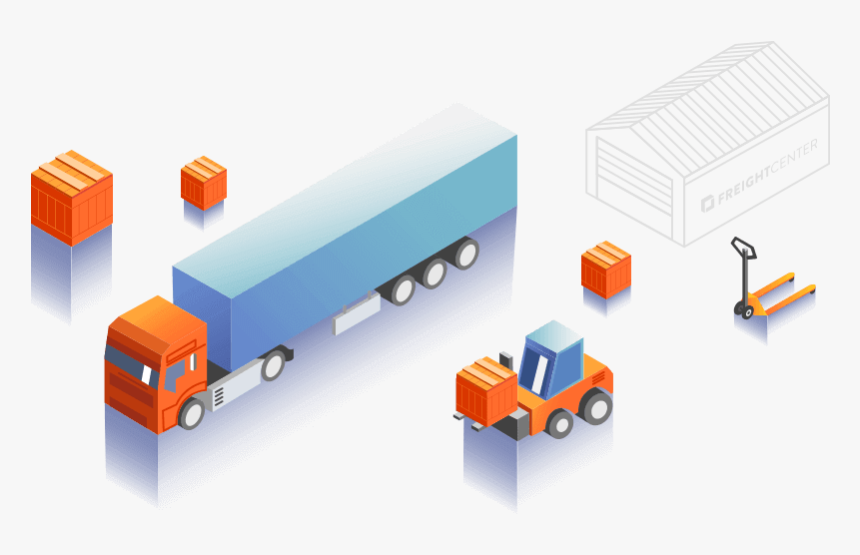 Freight Shipping Truckload Supply Chain Logistics - Model Car, HD Png ...