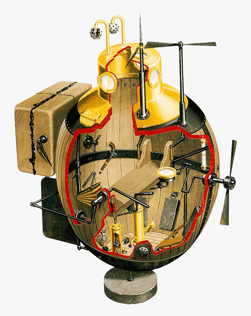 First Submarine Turtle, HD Png Download , Transparent Png Image - PNGitem