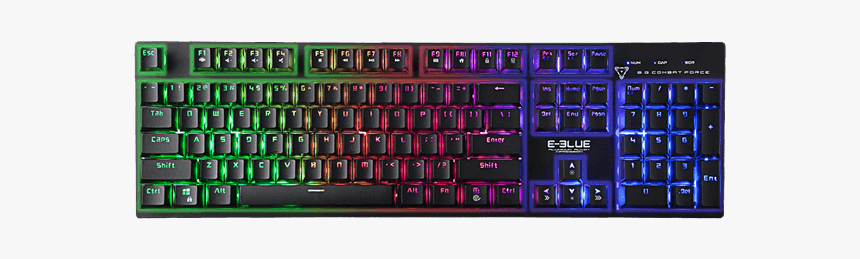 E Blue Gaming Keyboard, HD Png Download , Transparent Png Image - PNGitem