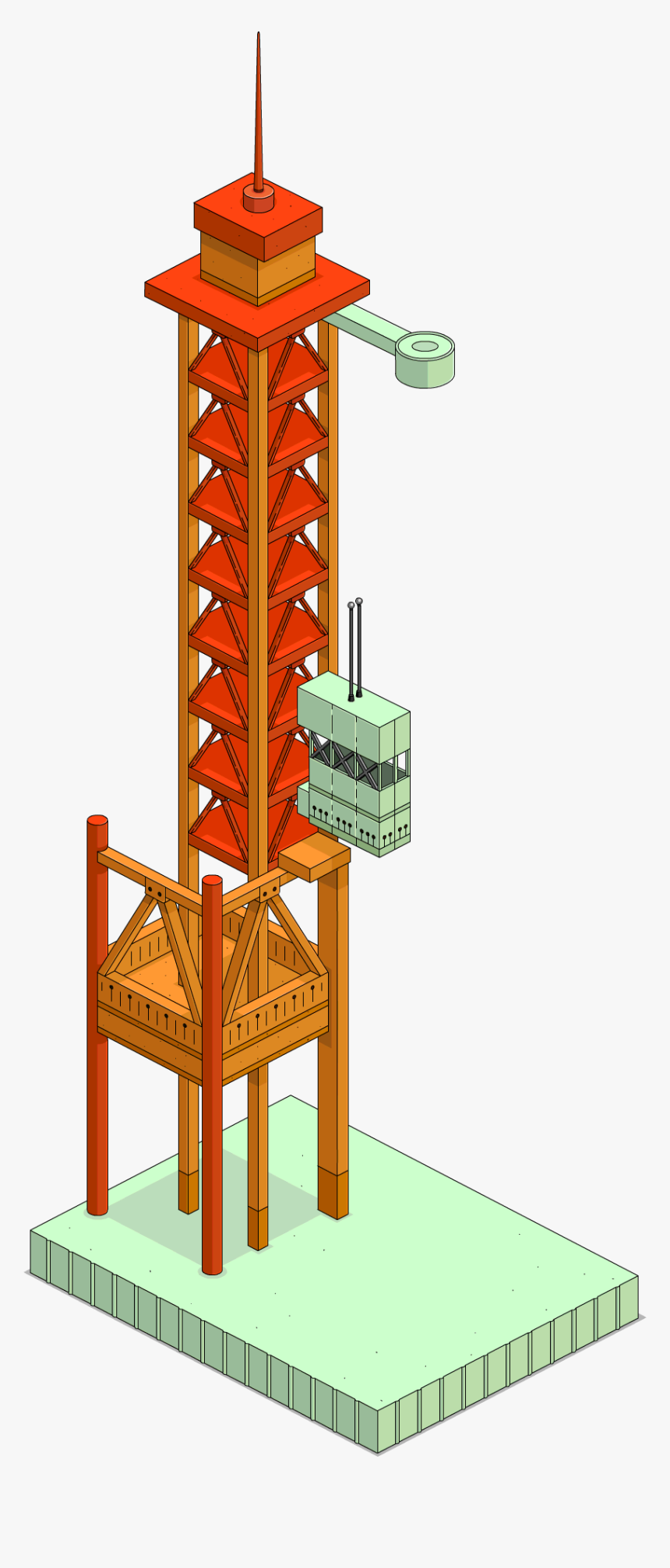 Empty Rocket Launch Pad