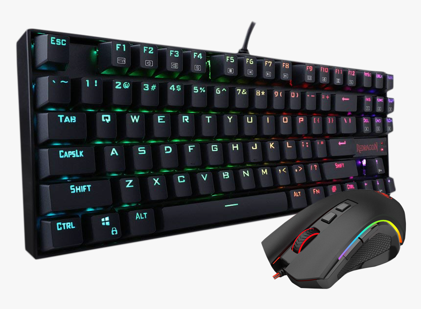Redragon Gaming Keyboard And Mouse, HD Png Download , Transparent Png ...